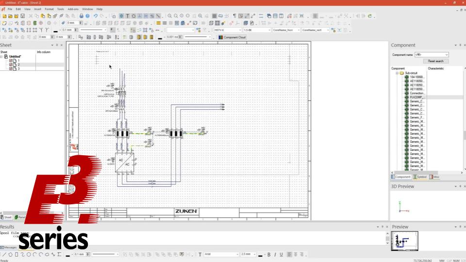 How to Create an Electrical Schematic with CAE E3.series